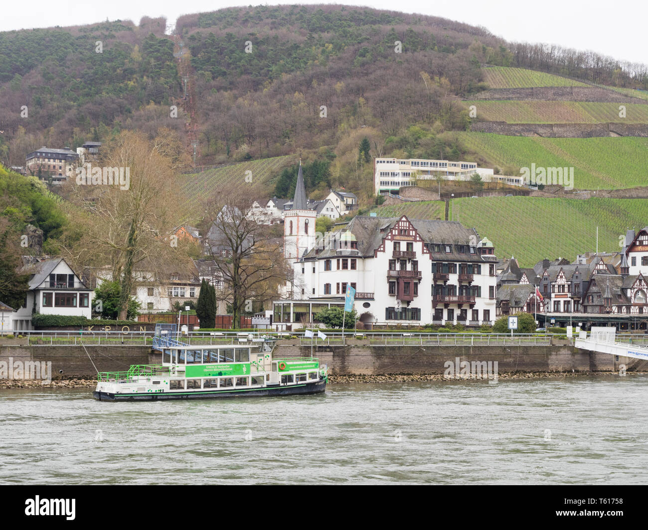 cruise on the romantic rhine Stock Photo - Alamy