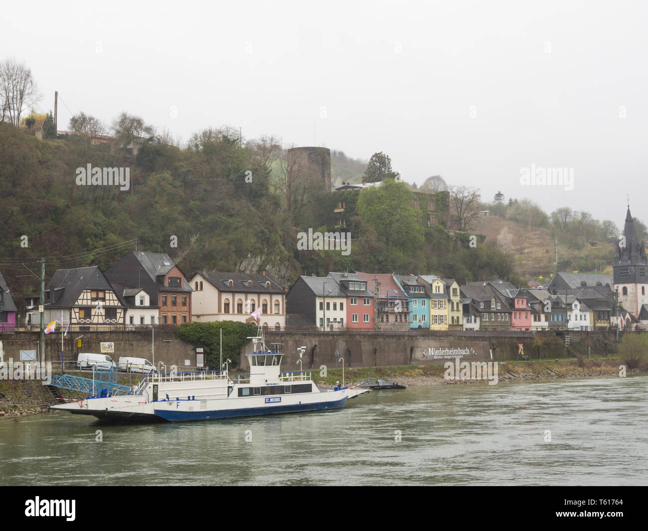 cruise on the romantic rhine Stock Photo - Alamy