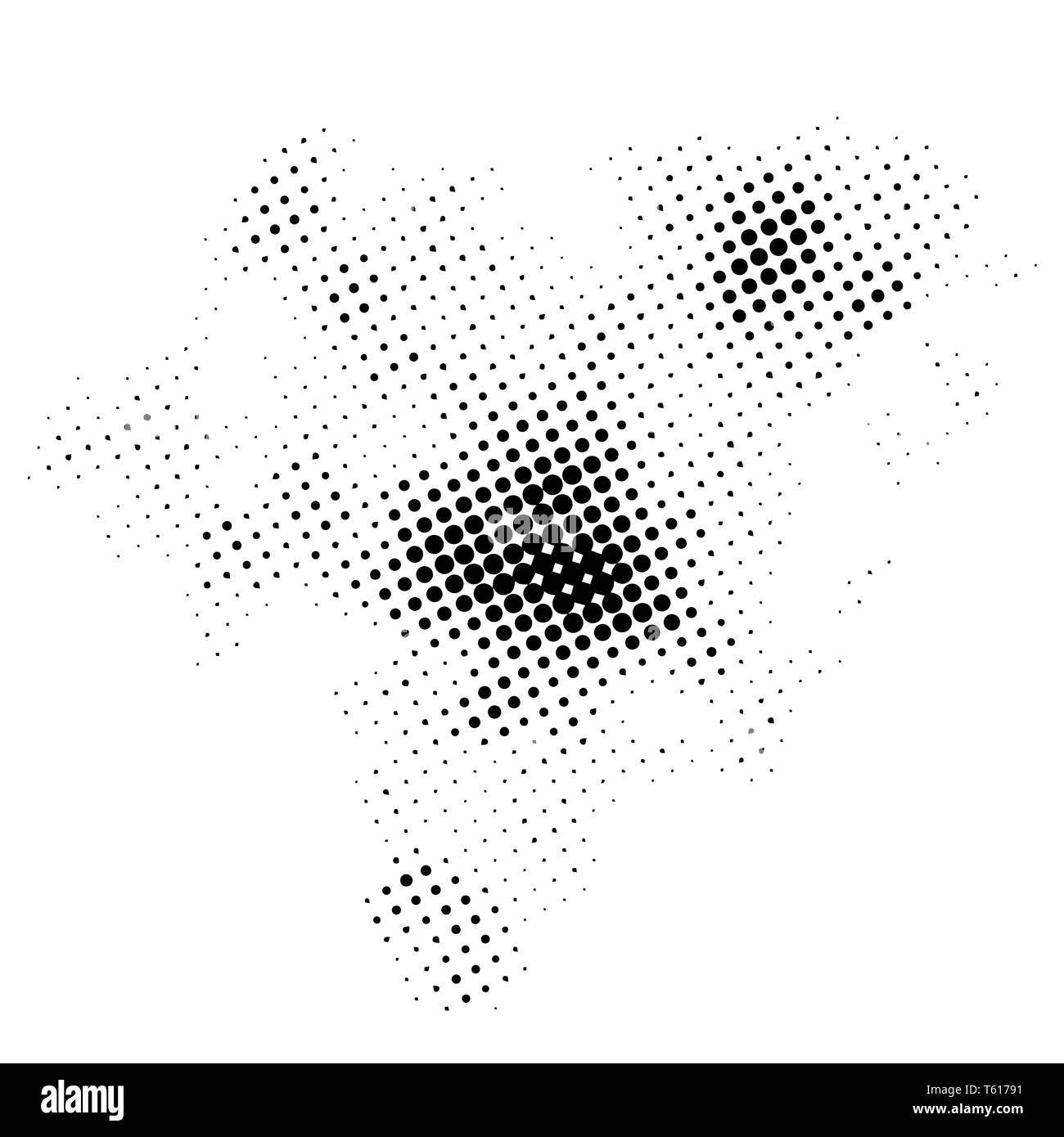 Comic dot screen background Black and White Stock Photos & Images - Alamy
