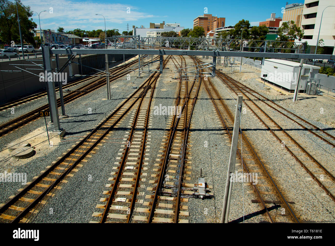 Perth railway station train hi-res stock photography and images - Alamy