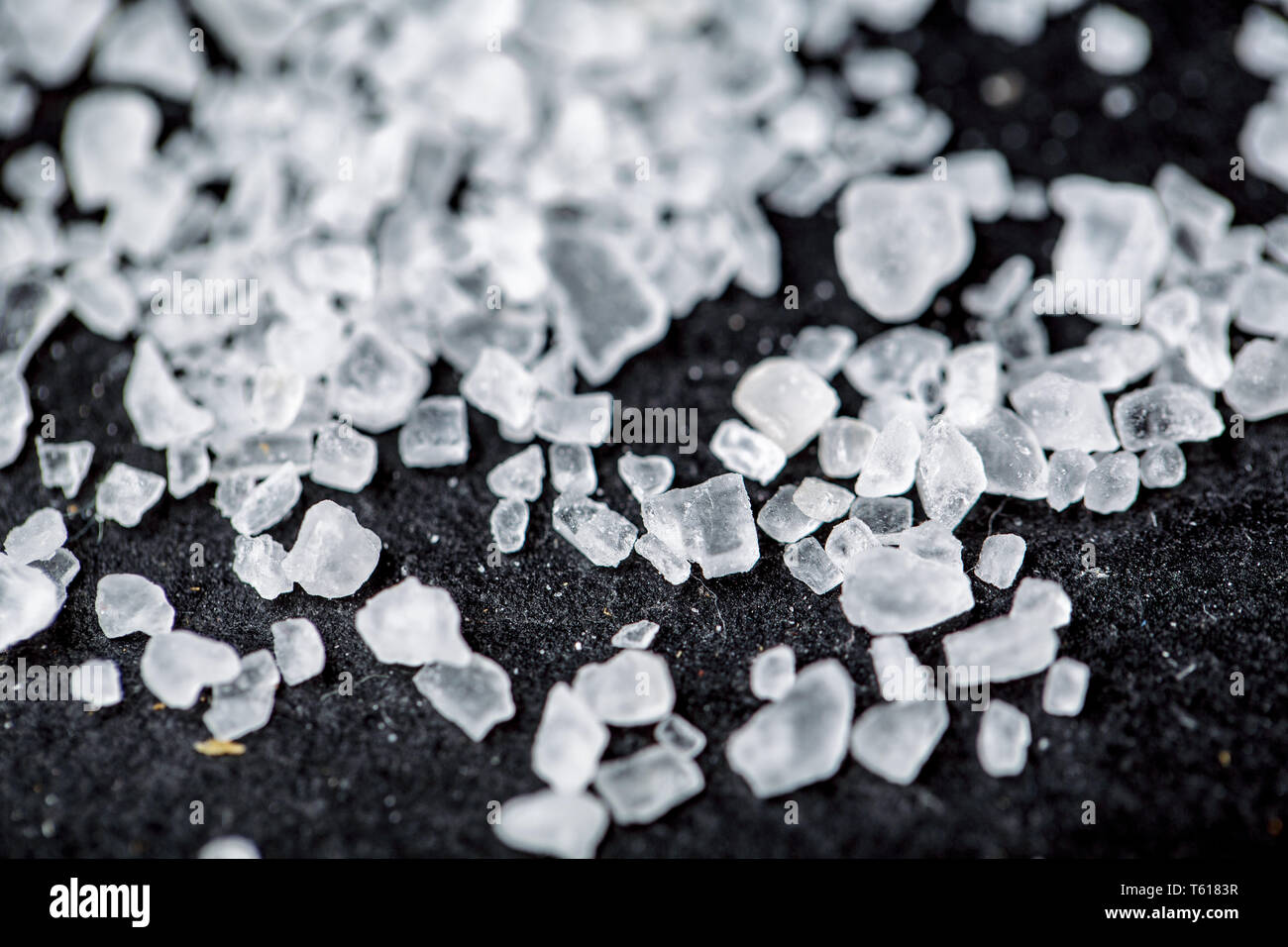 Coarse Sea Salt close-up Stock Photo - Alamy
