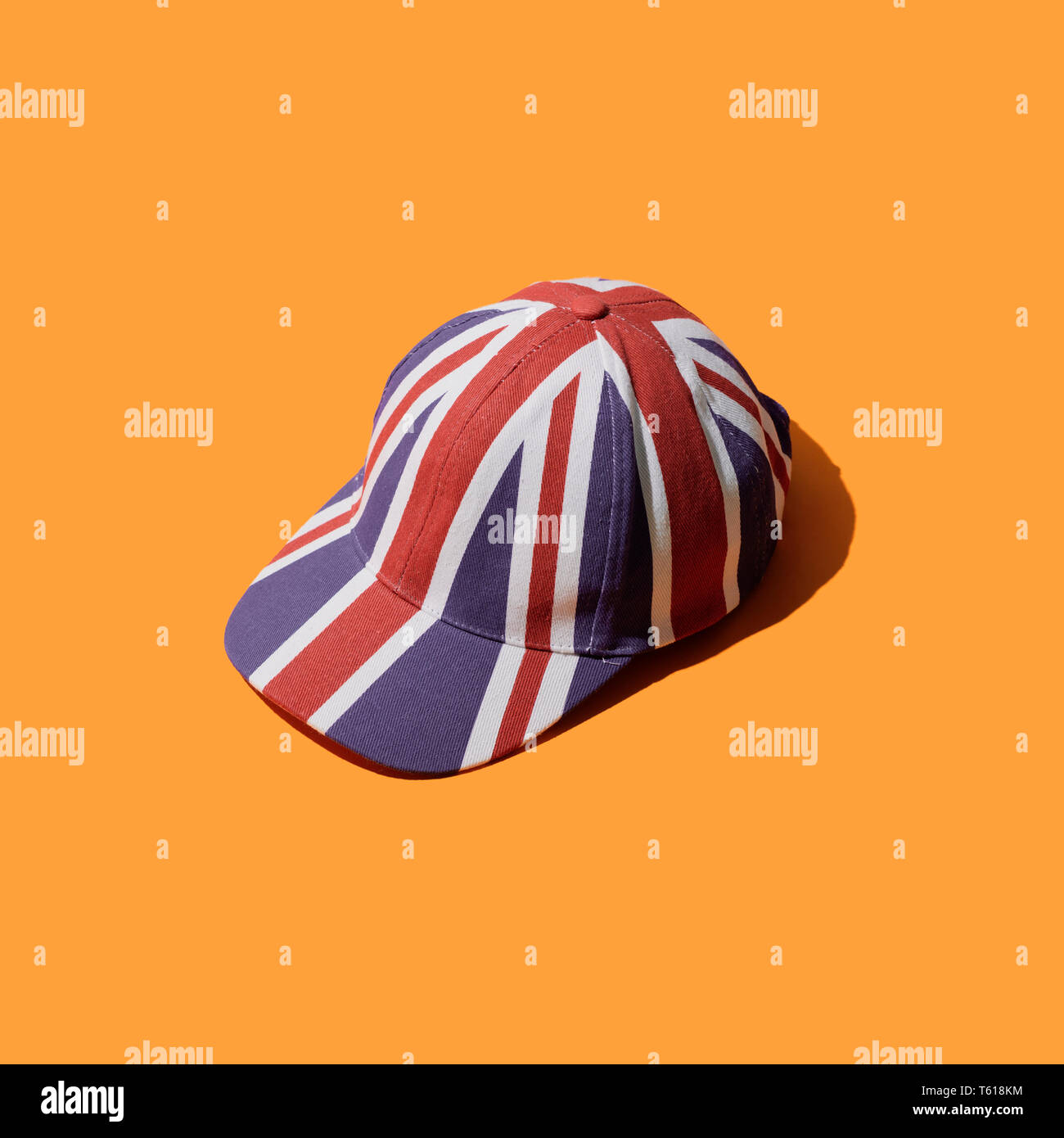 Baseball cap with Union Jack flag: english culture and language ...