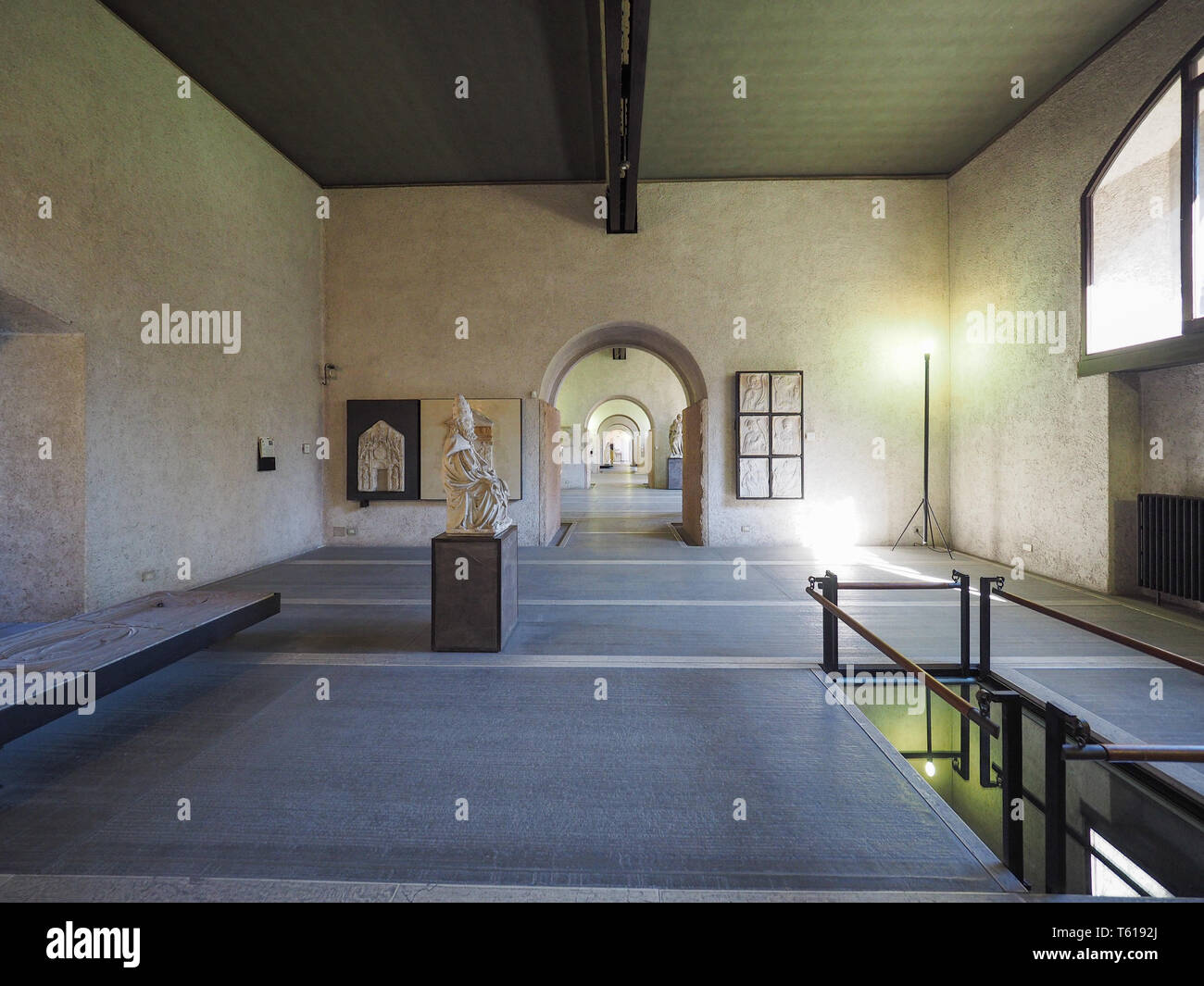 VERONA, ITALY - CIRCA MARCH 2019: Castelvecchio museum designed by ...