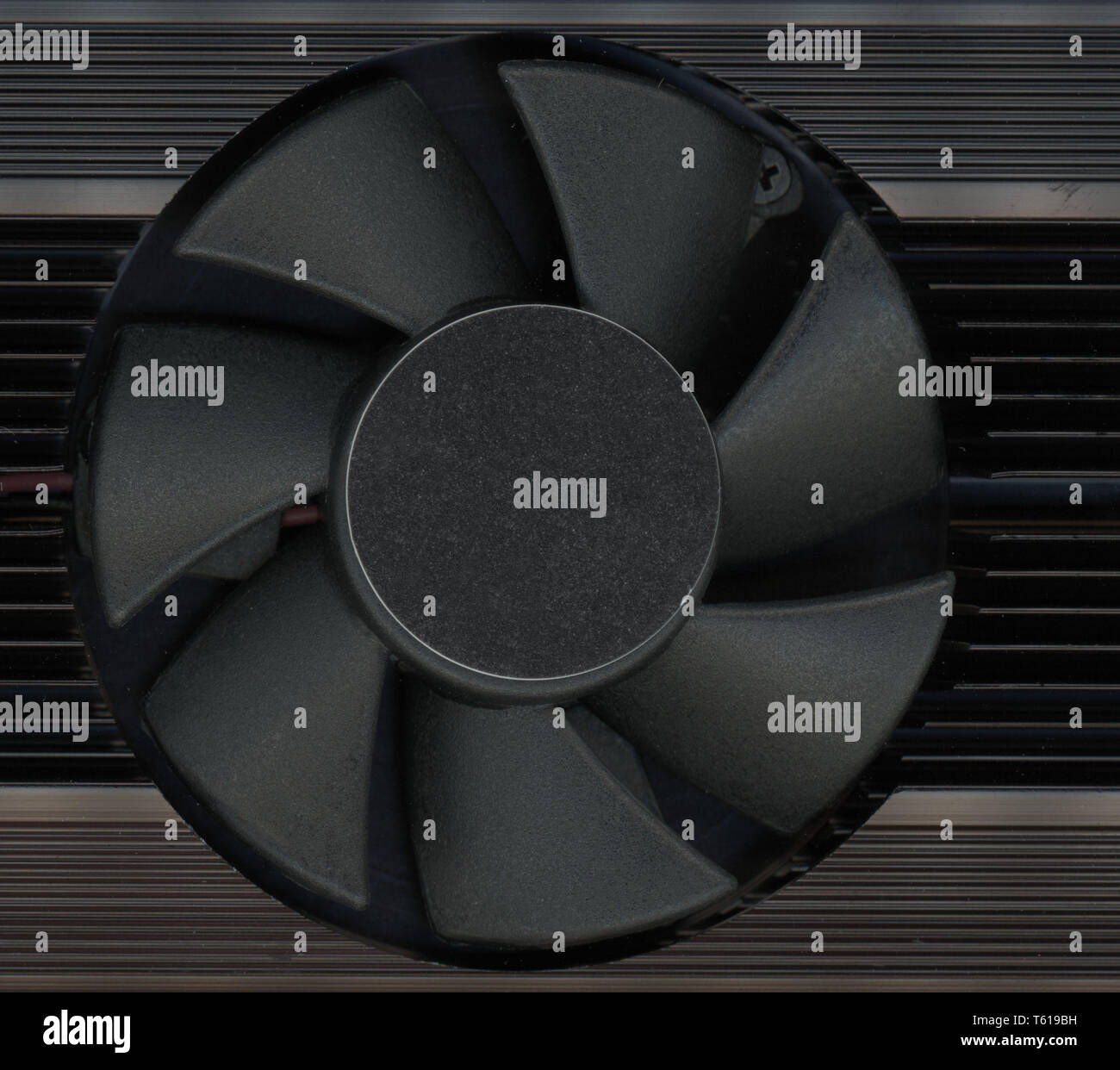 computer fan for active cooling of electronic components Stock Photo ...