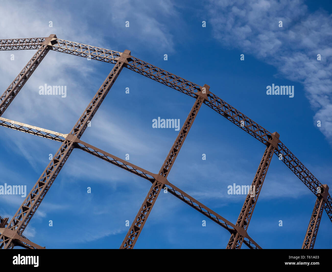 Gasometer framework hi-res stock photography and images - Alamy