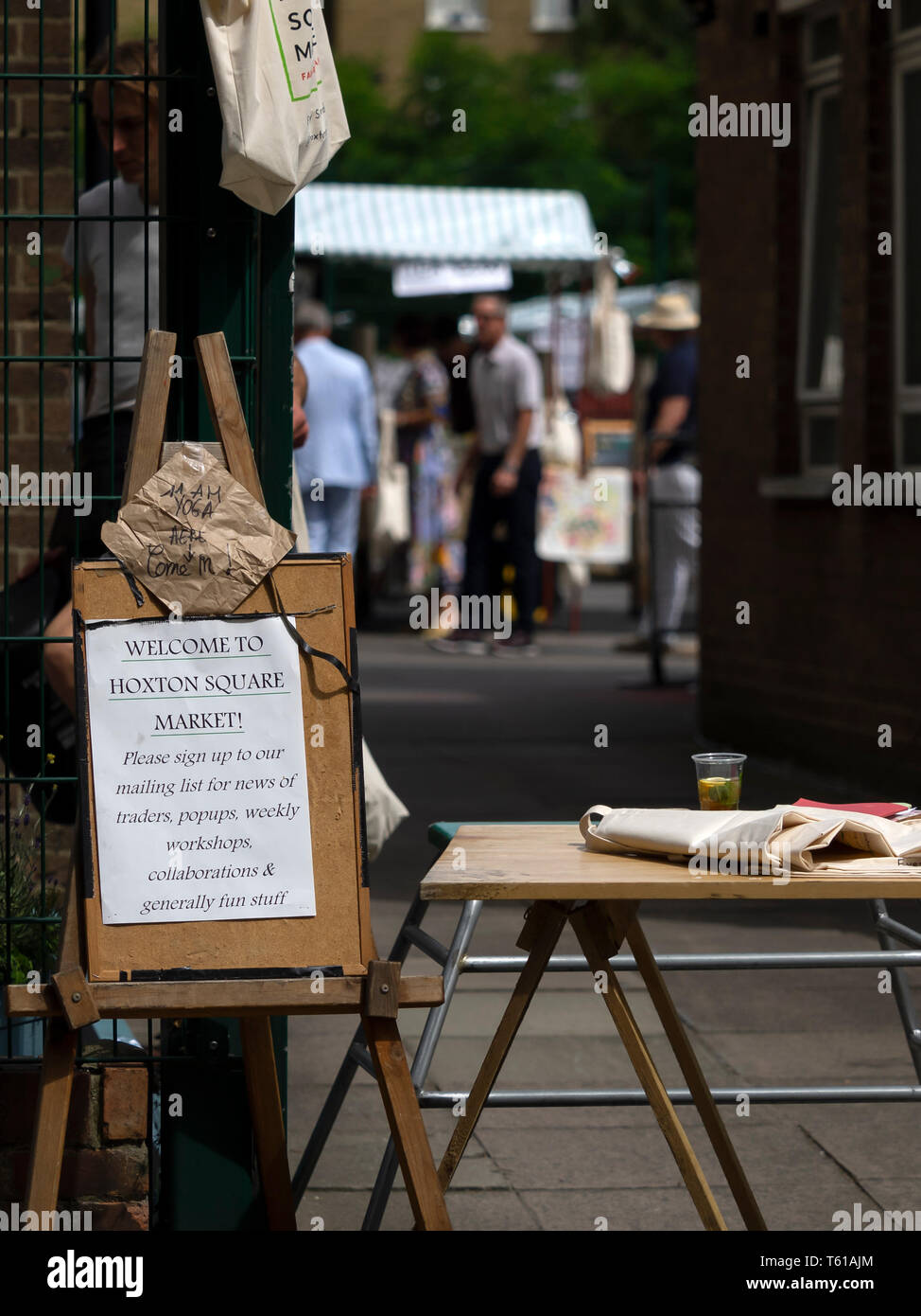 Hoxton square farmer market hi-res stock photography and images - Alamy