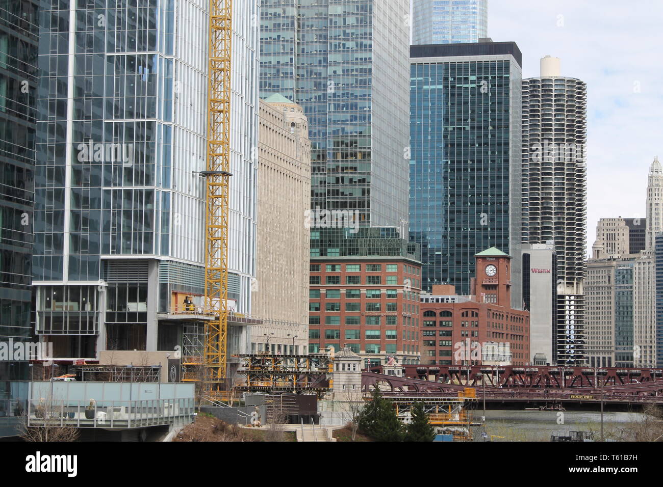 Wolf Point, a new skyscraper development in downtown (the Loop ...