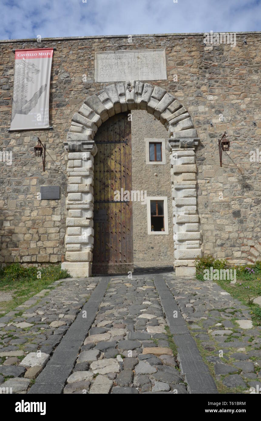 Melfi Castle in Basilicata, Italy Stock Photo - Alamy