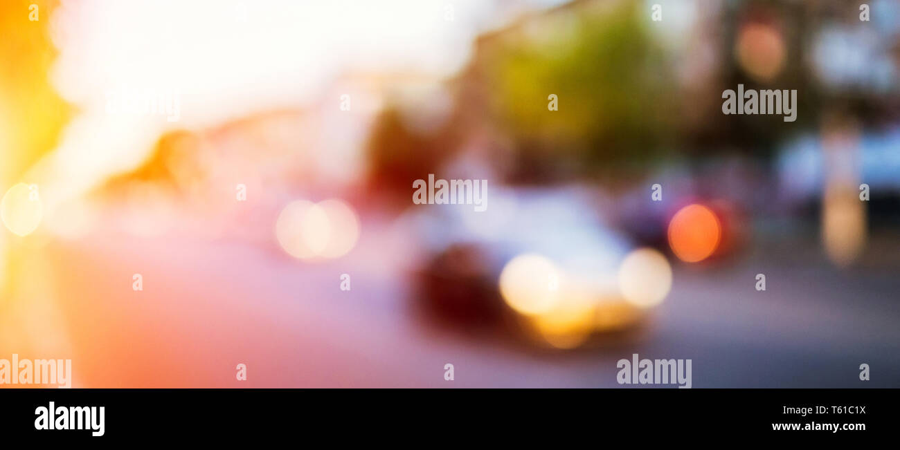 City, cars and road Stock Photo - Alamy