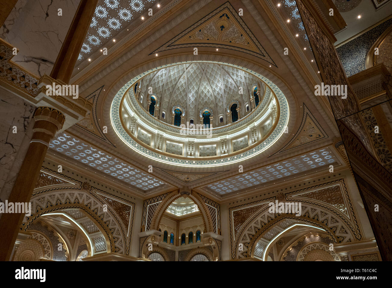Qasr Al Watan Presidential Palace in Abu Dhabi , UAE Stock Photo - Alamy