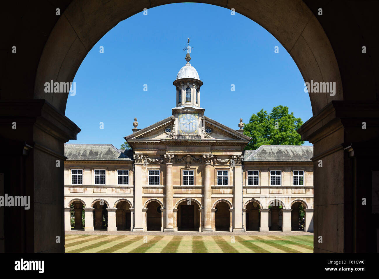 Clock tower quad the quadrangle emmanuel college university of c hi-res ...