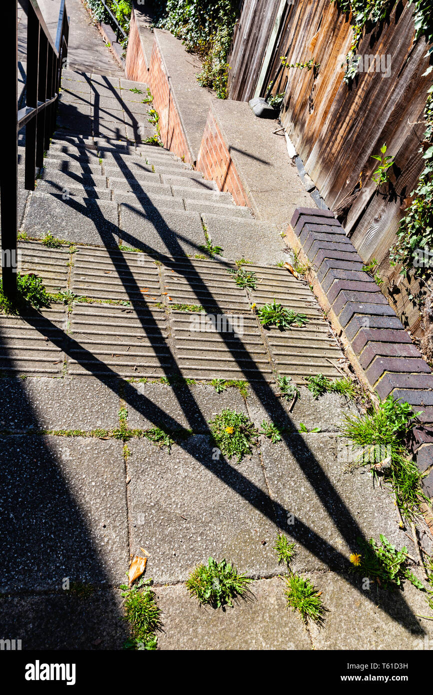 Steps and shadow Stock Photo - Alamy
