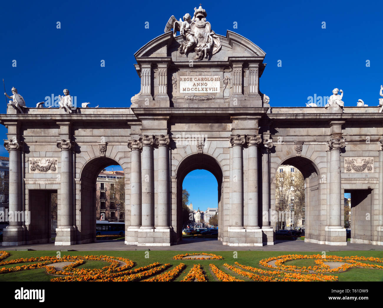 Puerta de Alcalá (Alcalá Gate).. Madrid, Spain Stock Photo - Alamy