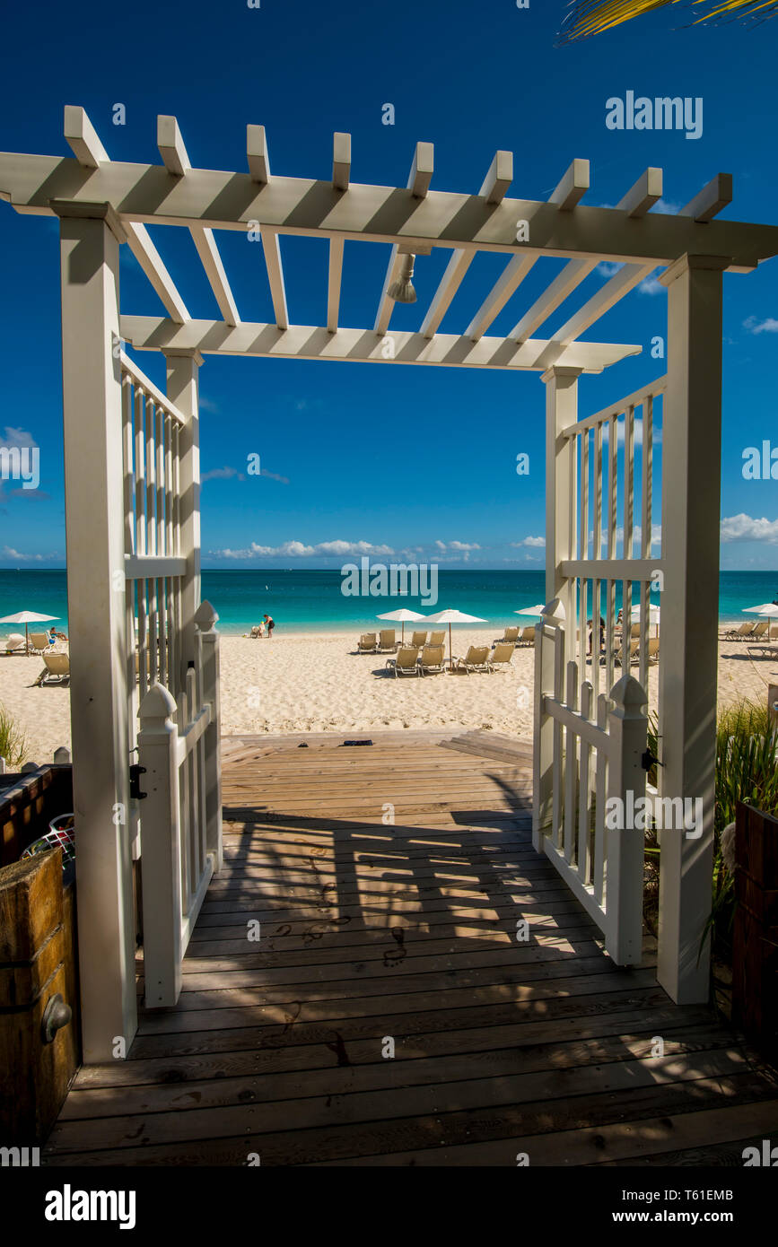 Grace Bay Beach, Providenciales, Turks and Caicos Islands, Caribbean ...