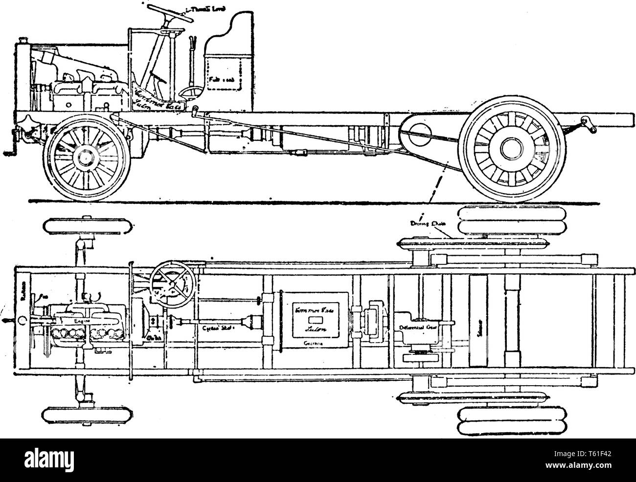 Six Ton Wagon Chassis is with it less weight below the springs than ...