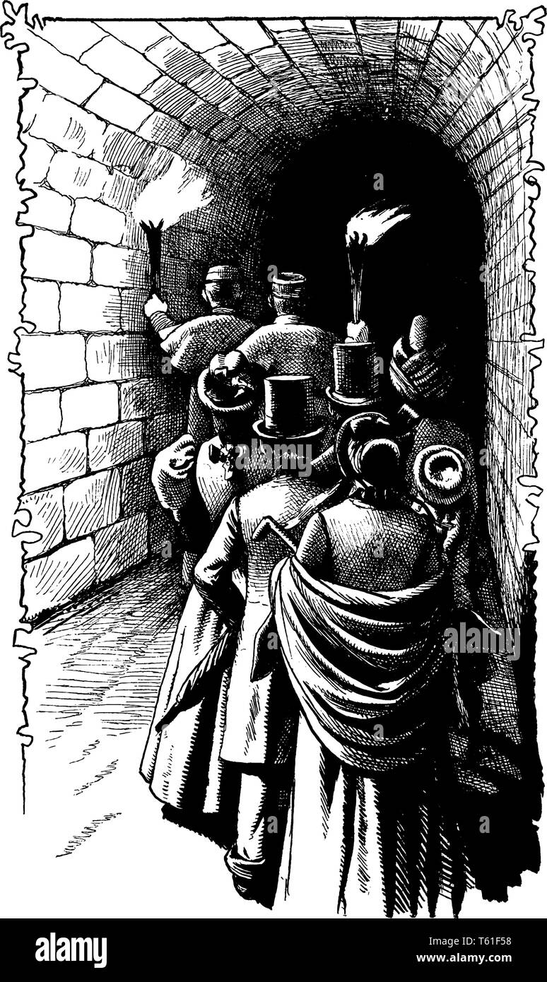 Group of people with torches Stock Vector Images - Alamy