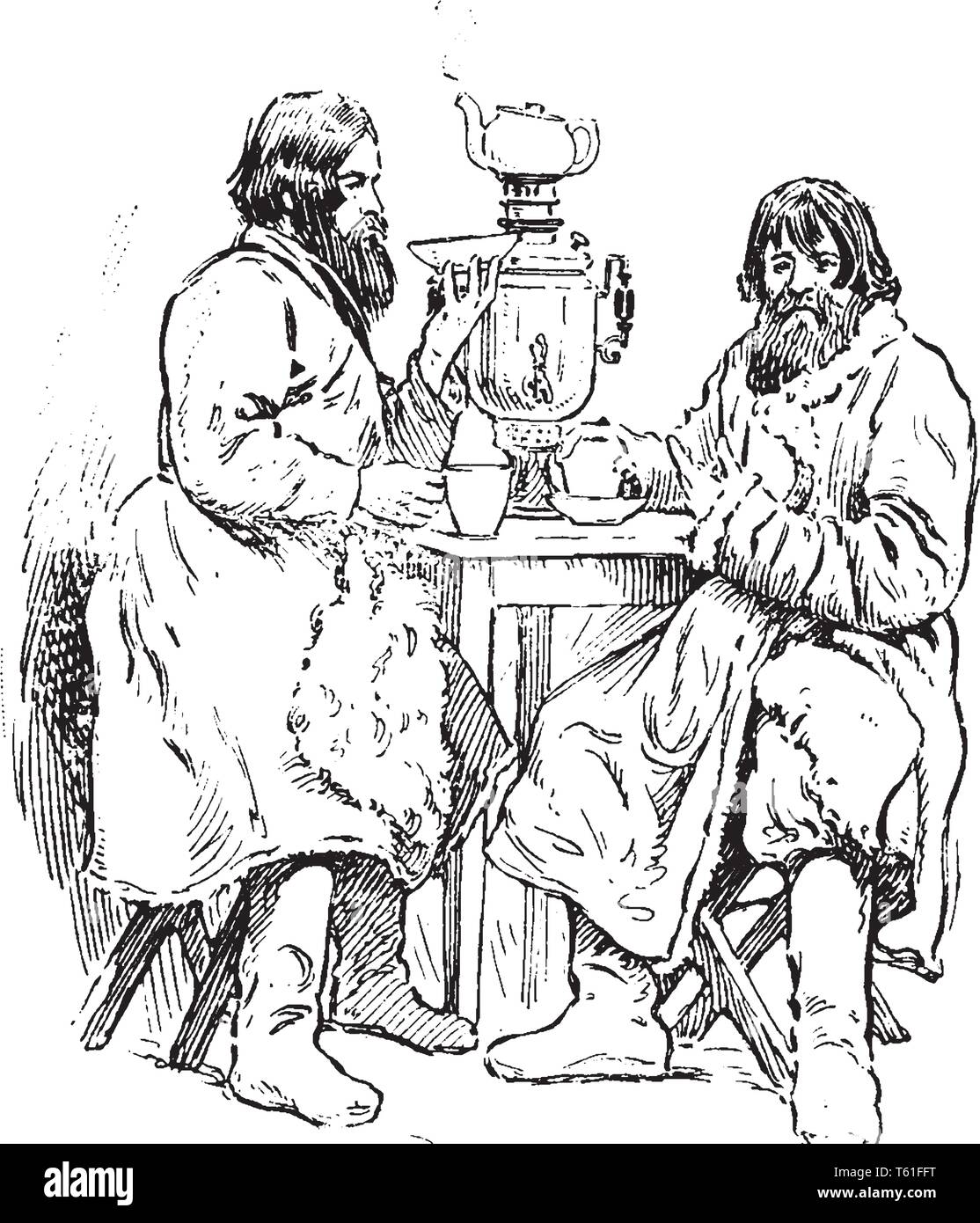 Drinking Tea in Russia is served in glass tumblers with two or three ...