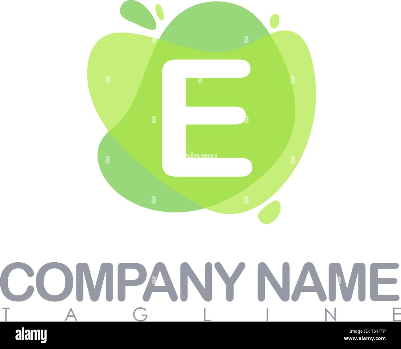 E MODERN LOGO TEMPLATE Stock Vector Image & Art - Alamy