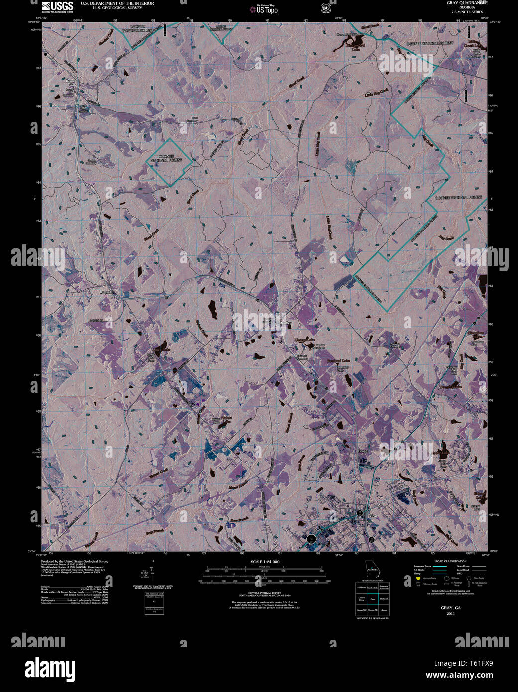 Gray georgia map hi-res stock photography and images - Alamy