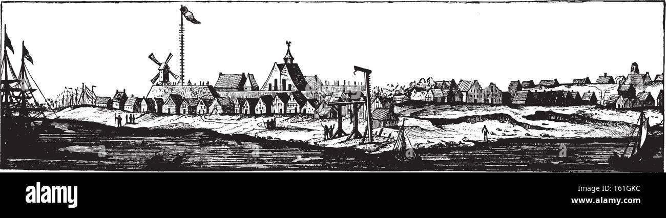 New Amsterdam is a 17th-century Dutch settlement established at the ...