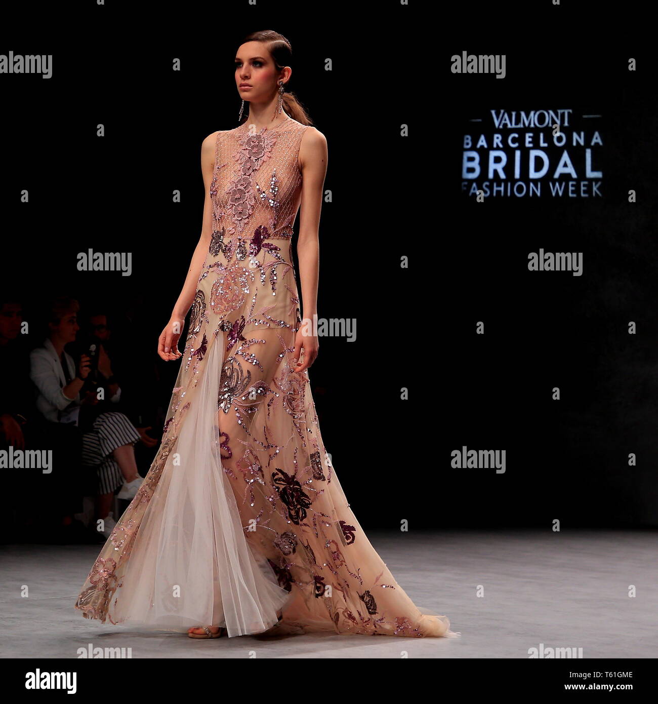25 April 2019, Valmont Barcelona Bridal Fashion Week , Marco & Mario ...