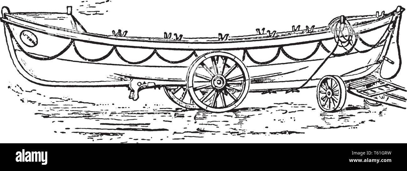 Lifeboat is a specially constructed boat launched from land to rescue ...