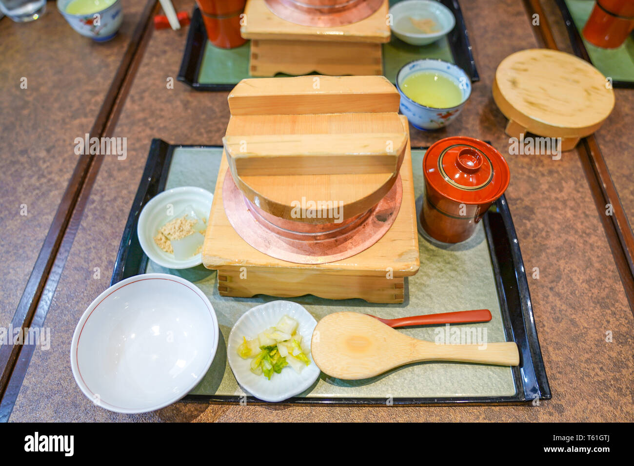 classic traditional Japanese food set., Osaka, Japan Stock Photo - Alamy