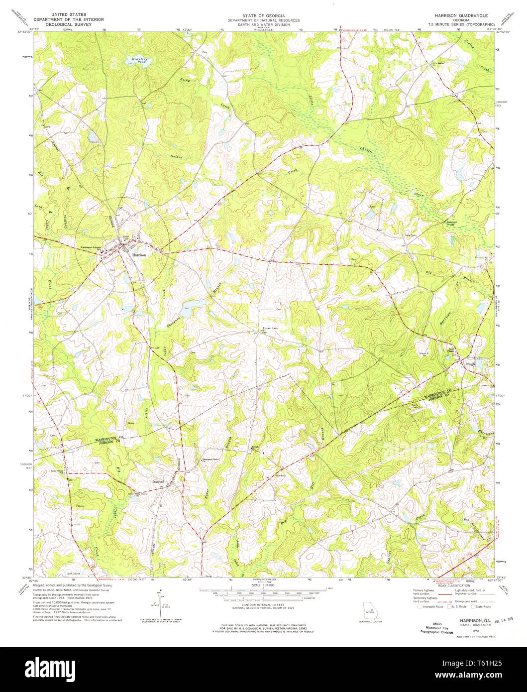 Map of harrison Cut Out Stock Images & Pictures - Alamy