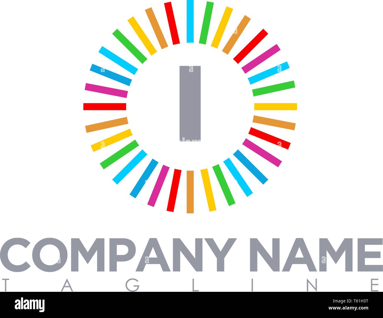 I MODERN LOGO TEMPLATE Stock Vector Image & Art - Alamy