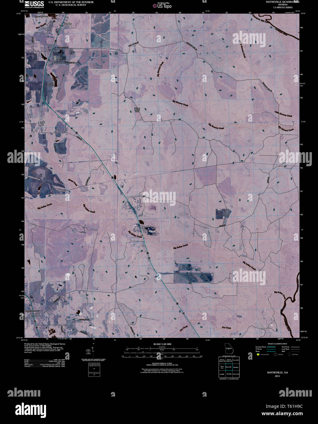 Map of hayneville hi-res stock photography and images - Alamy