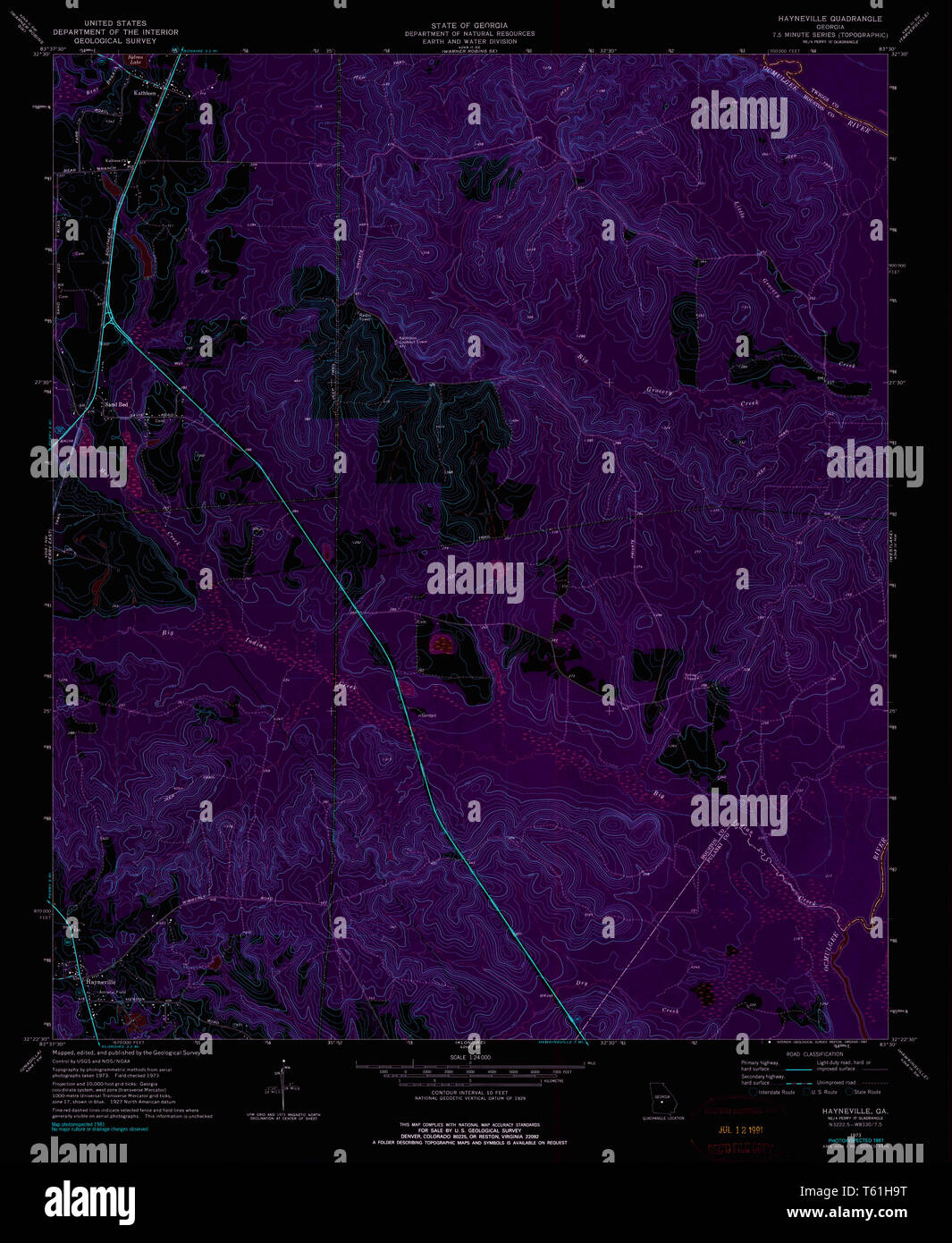 Map of hayneville hi-res stock photography and images - Alamy