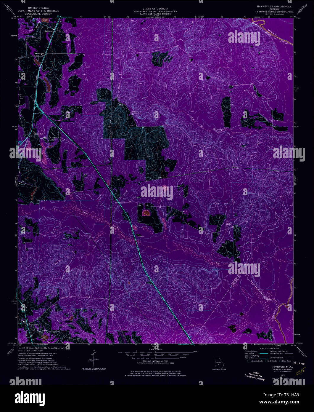 Map of hayneville hi-res stock photography and images - Alamy