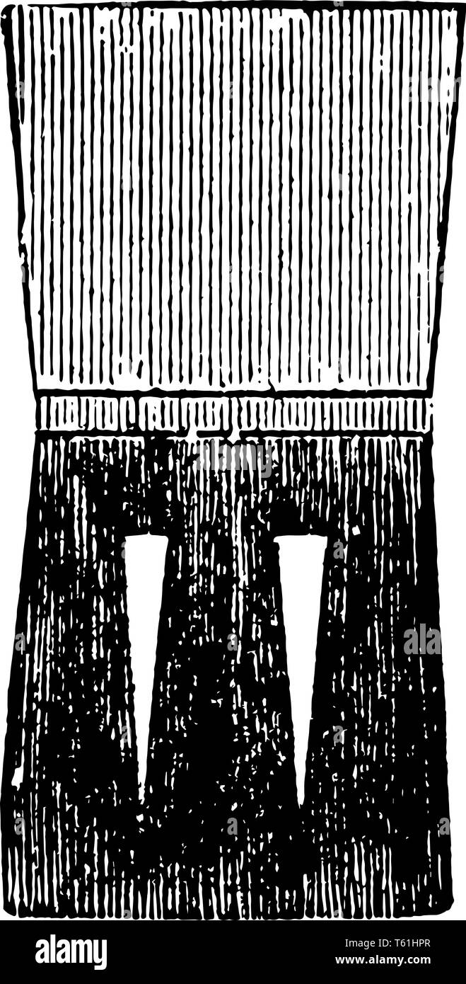 This illustration represents Piped Overgrainer which is used to create ...