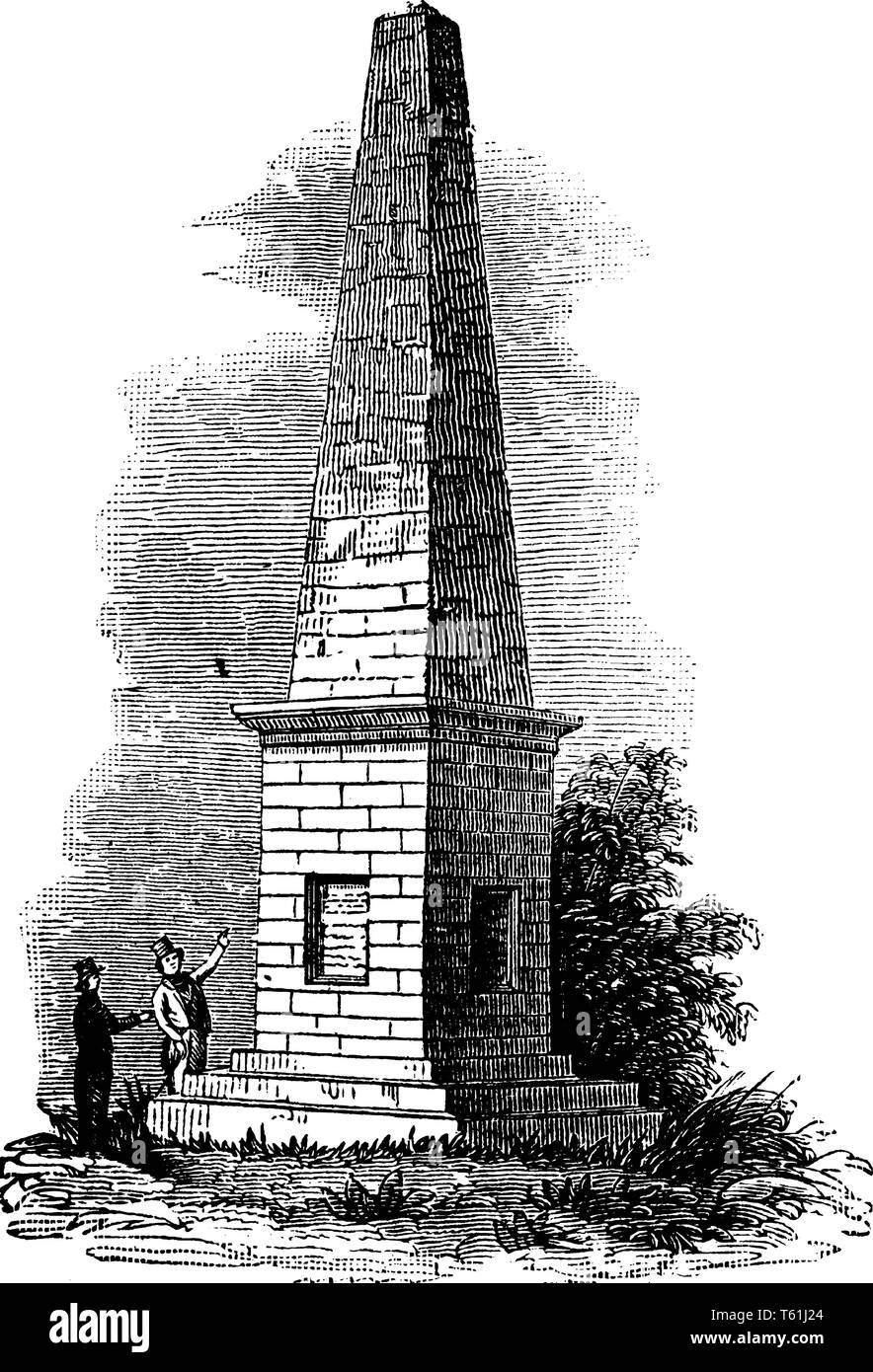 The Monument marks the grave site of the victims of the Battle of ...