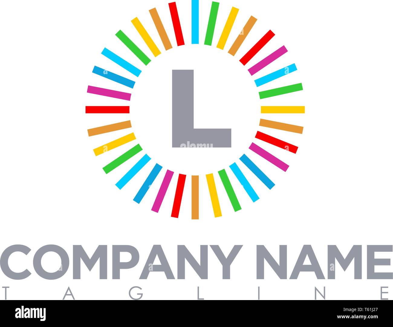 L logo modern Stock Vector Images - Alamy