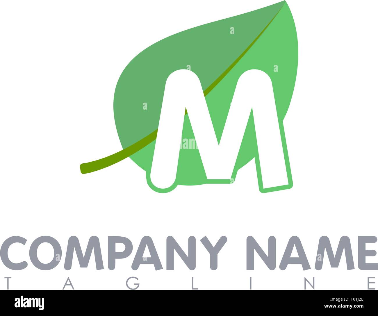 M modern logo Stock Vector Images - Alamy