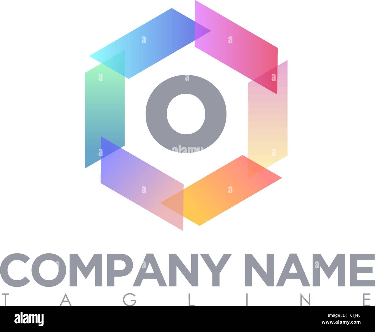 O MODERN LOGO TEMPLATE Stock Vector Image & Art - Alamy