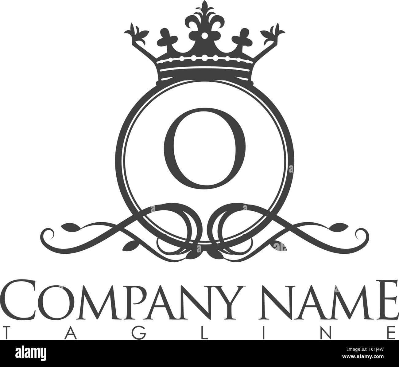 O logos Black and White Stock Photos & Images - Alamy