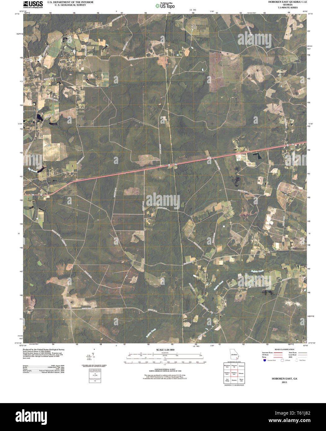 Map of hoboken hi-res stock photography and images - Alamy