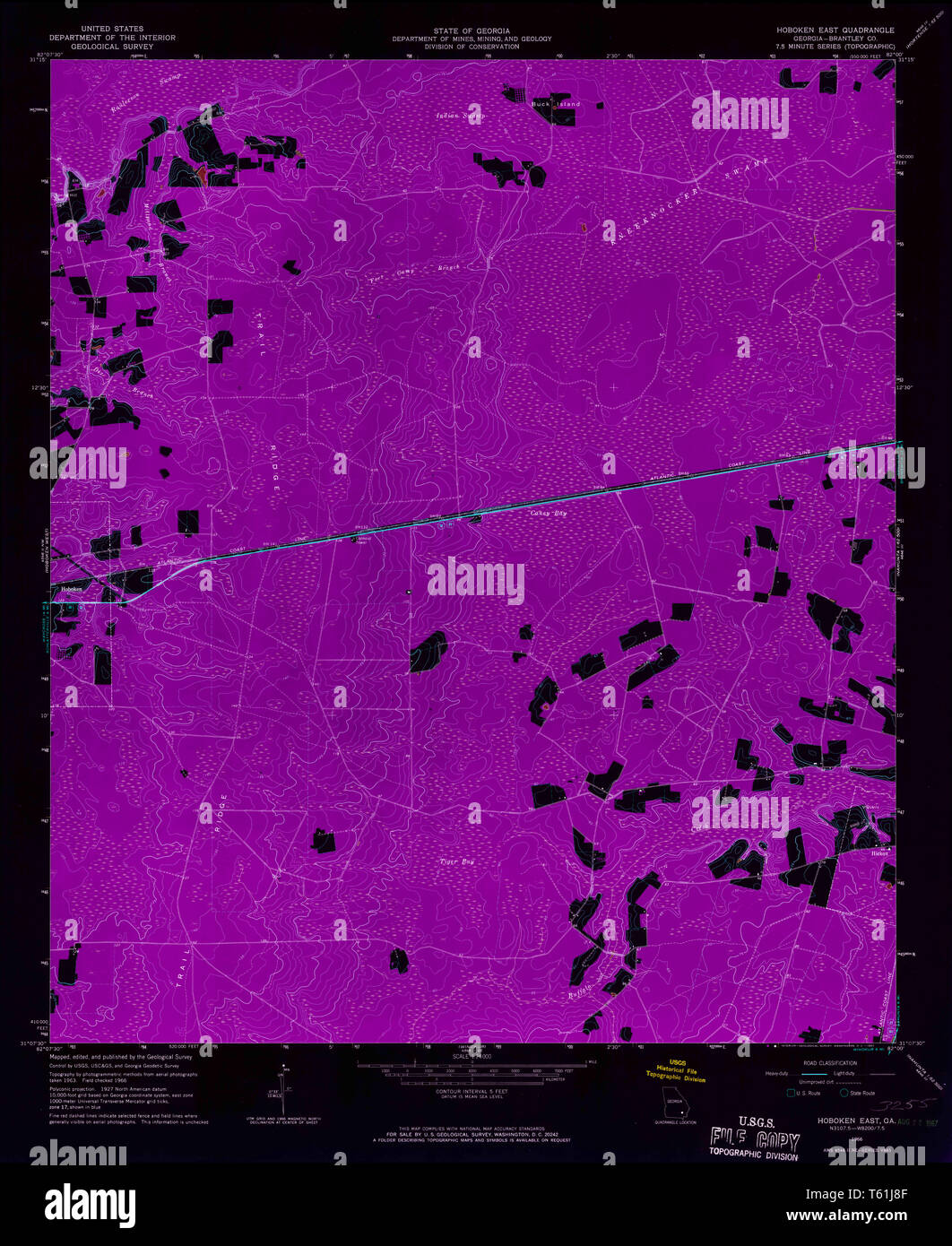 Map of hoboken hi-res stock photography and images - Alamy