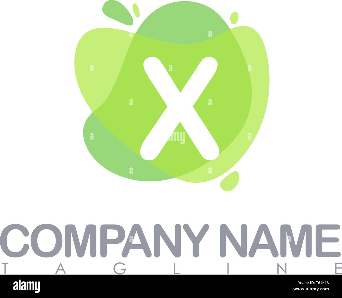 X MODERN LOGO TEMPLATE Stock Vector Image & Art - Alamy