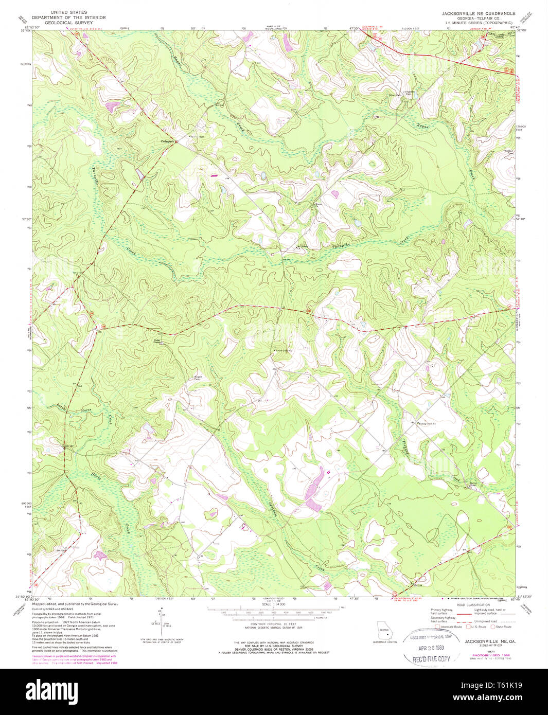 Jacksonville georgia map hi-res stock photography and images - Alamy
