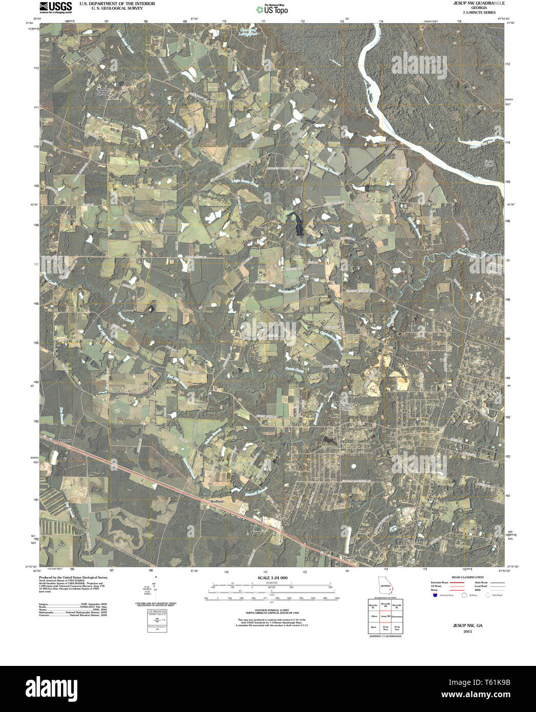 Jesup map hi-res stock photography and images - Alamy