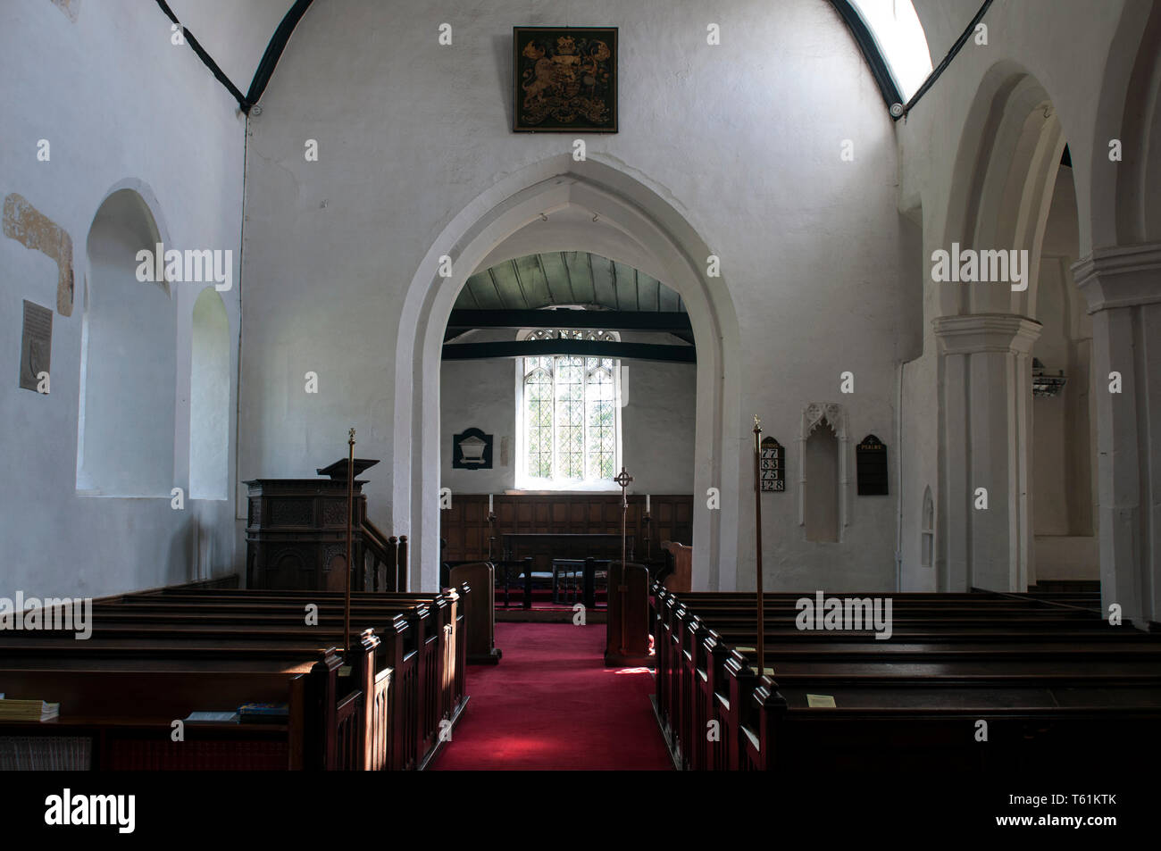 St. Peter`s Church, Pebworth, Worcestershire, England, UK Stock Photo ...
