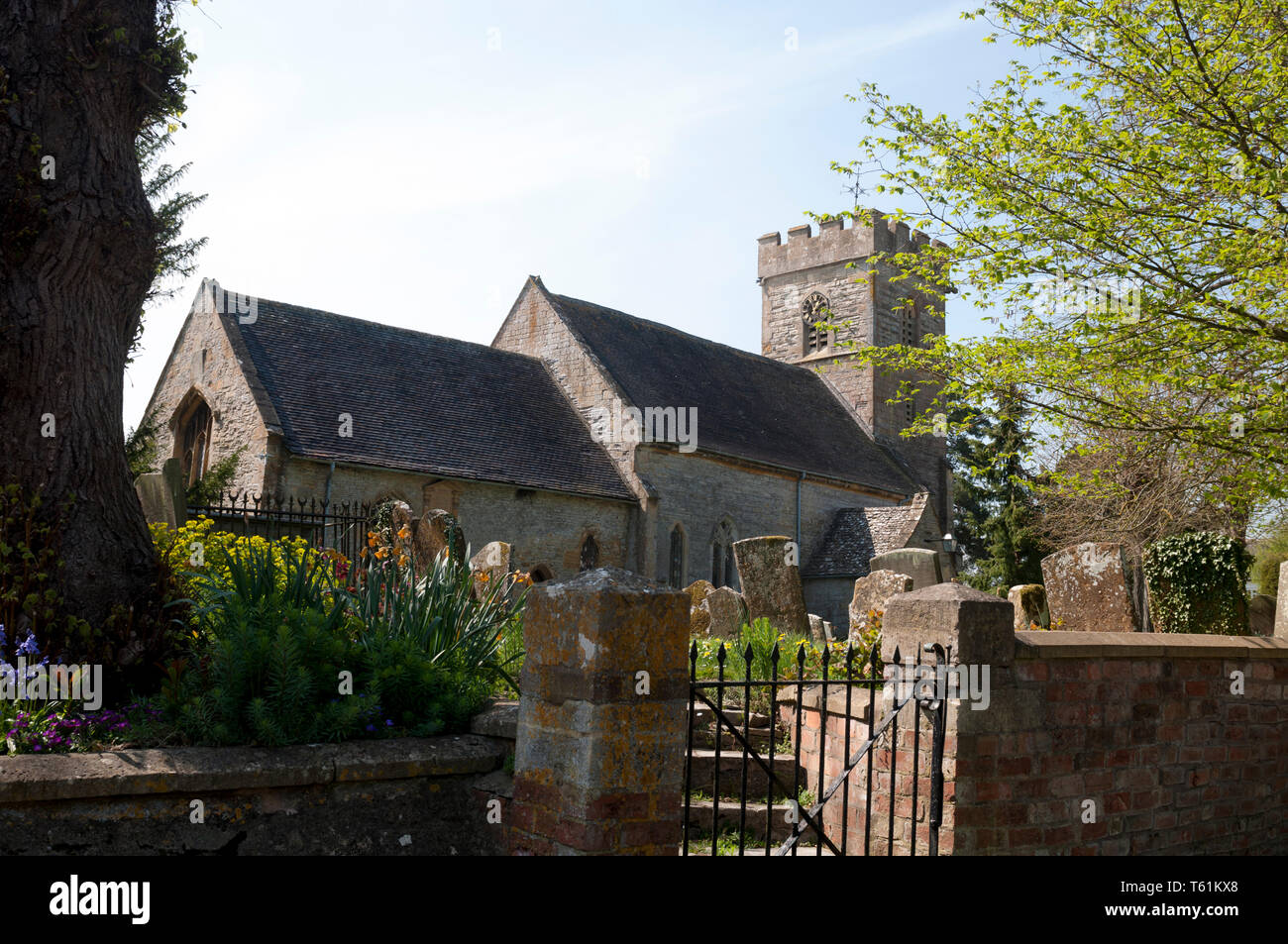 St. Peter`s Church, Pebworth, Worcestershire, England, UK Stock Photo ...