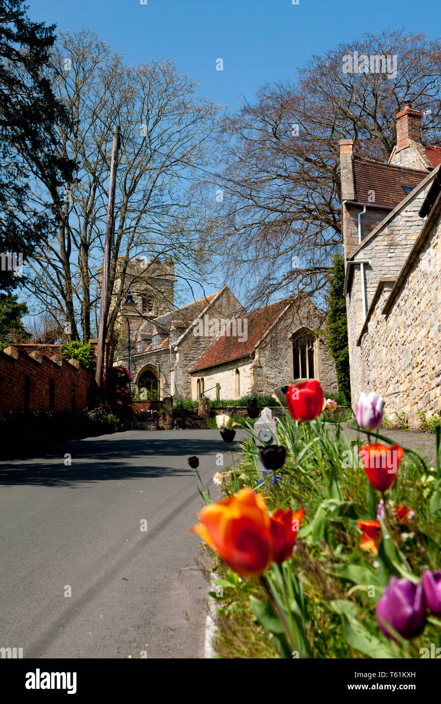 Pebworth village, Worcestershire, England, UK Stock Photo - Alamy