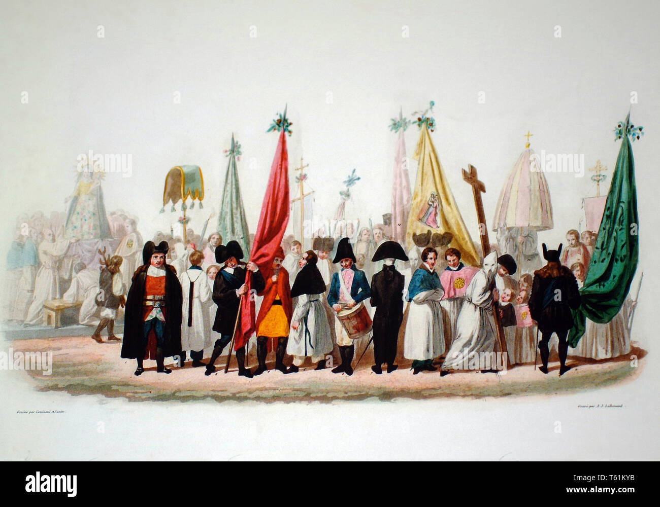Ancient paint from VOYAGE EN SARDAIGNE, 1826 Bertrand, Paris, Bocca ...