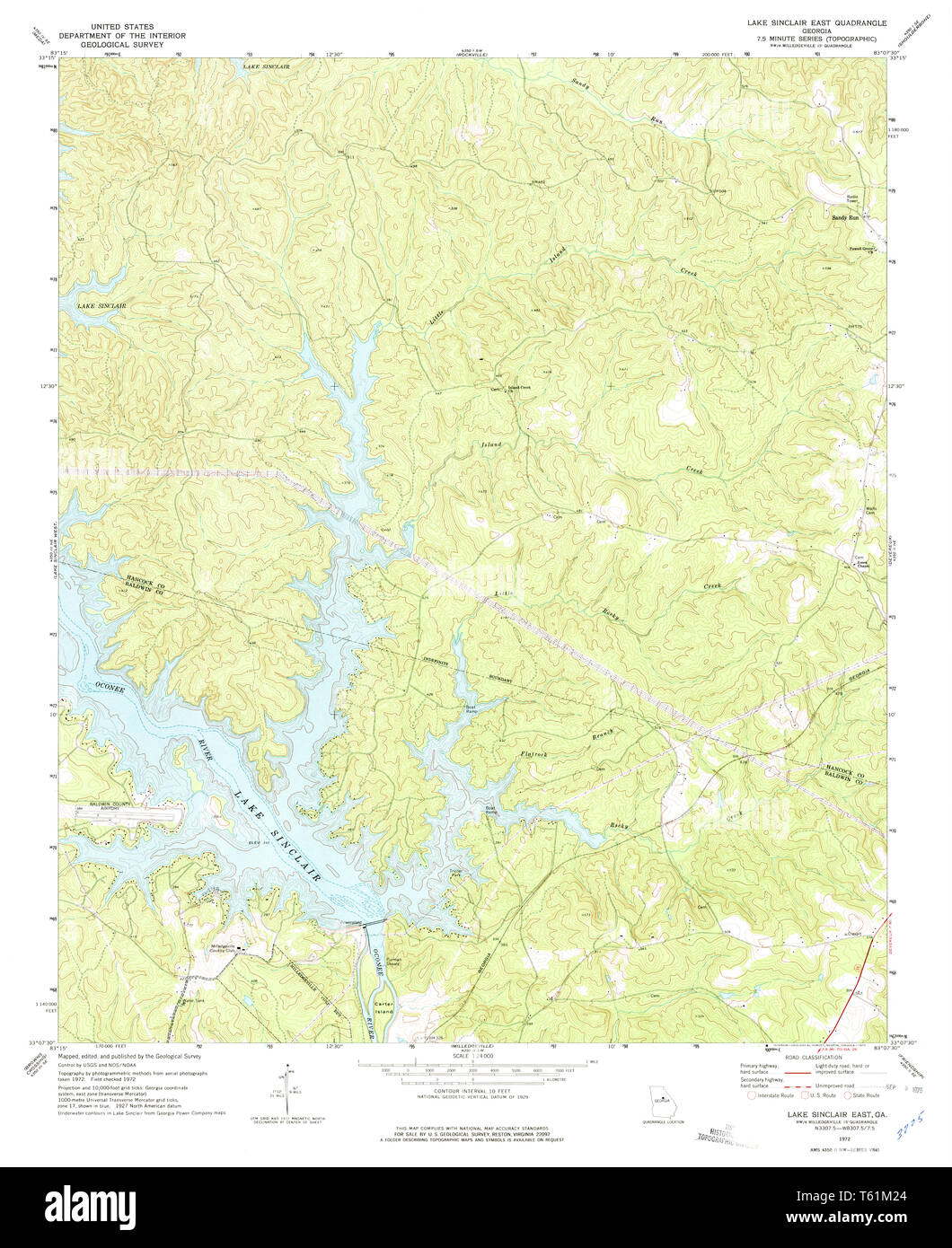 Lake sinclair east hi-res stock photography and images - Alamy