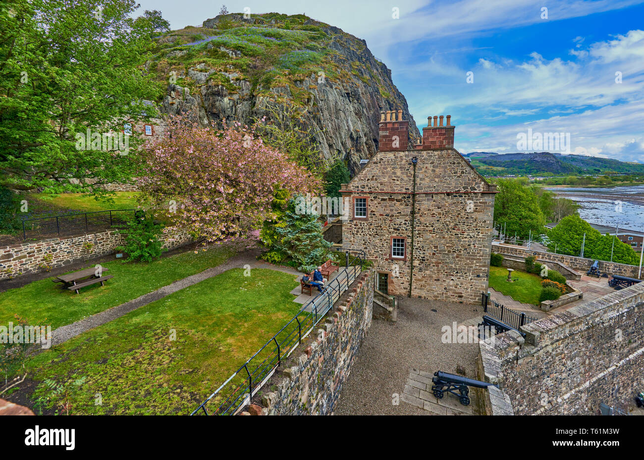 Dumbarton Castle (DBC19 Stock Photo - Alamy