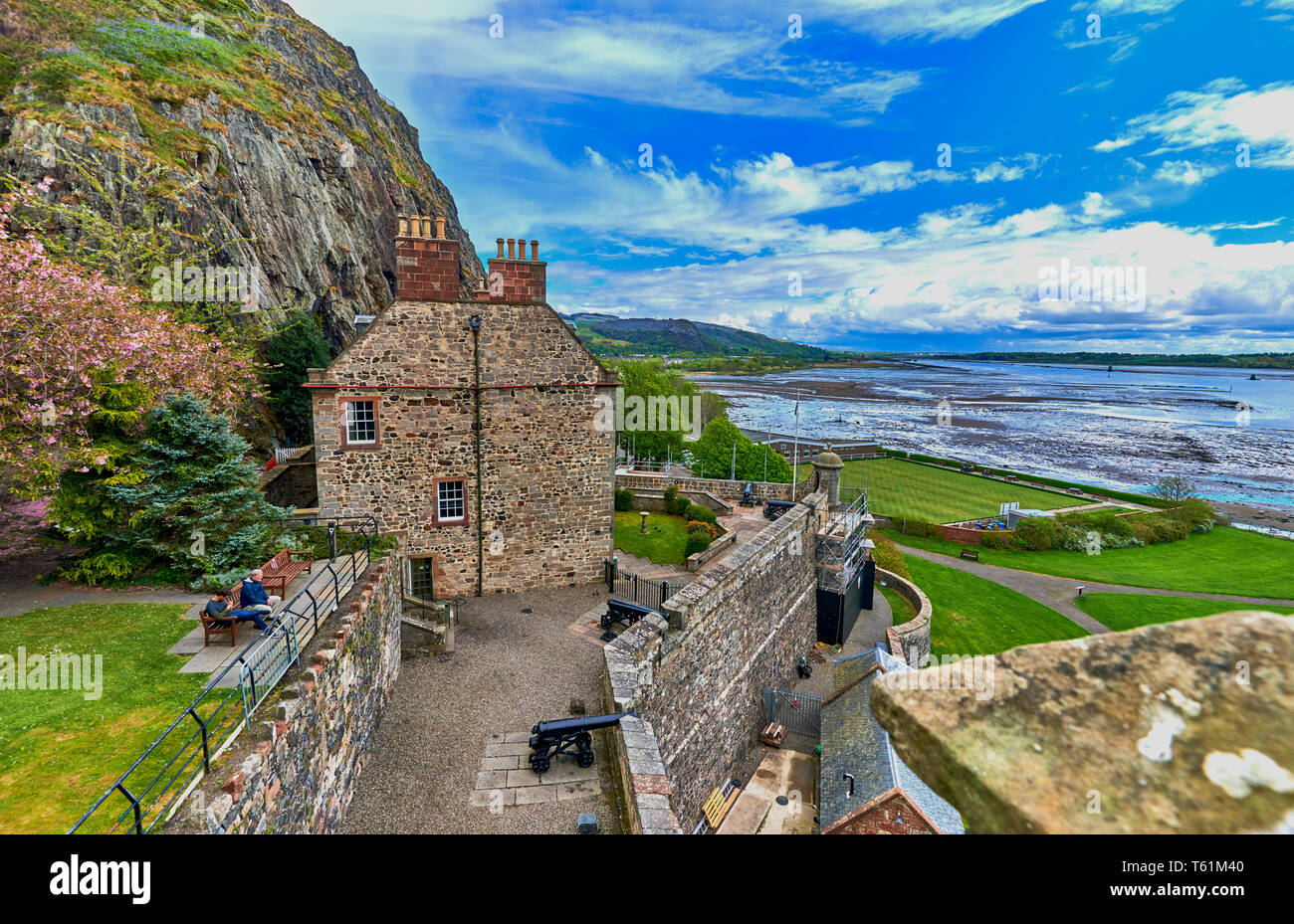 Dumbarton Castle (DBC19 Stock Photo - Alamy